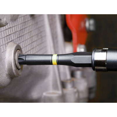 28 PACK TRX Hex Spline IMPACT Bit Set - 3/8" & 1/2" Square Drive Socket ...