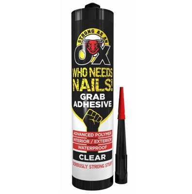 280ml Adhesive CLEAR Multipurpose Extra Strong Faster & Stronger ...