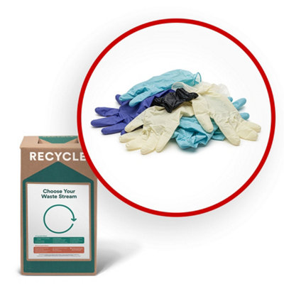 28L Recycling Box Disposable Latex Nitrile Vinyl Gloves Eco Friendly ...