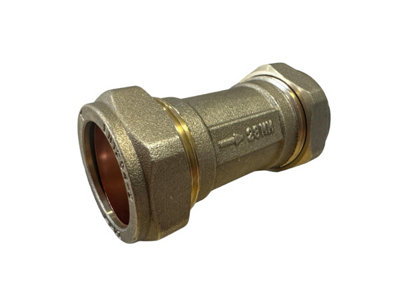 28mm Brass Single Check Valve WRAS Approved Compression Fitting Non ...
