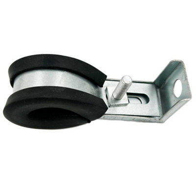 28mm Pump Support Bracket Pipe Clip Rubber Lined Anti Vibration