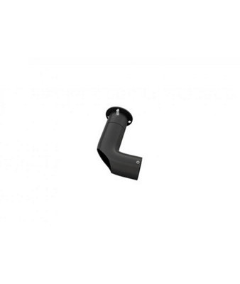 28mm Room Darkening Corner Bracket for Curtain Poles - Black