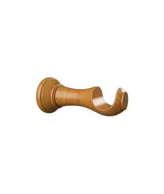 28mm Woodland Curtain Pole Set - Antique Pine