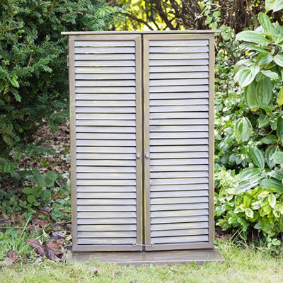 Buy 2ft 7in x 1ft 10in Country Shuttered Window Glass Garden Mirror ...