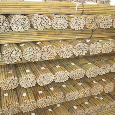 2ft Bamboo Canes 10 Pack Garden Plant Support Sticks Natural Growing ...