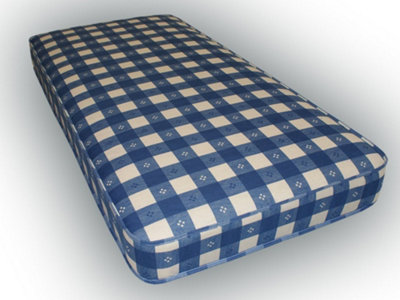 2ft6 Small Single Blue Luxury Budget Spring Mattress