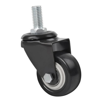 2inch Durable Spring Loaded Swivel Caster Nylon Gate Wheel 110lbs Load ...