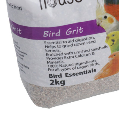 2KG Bird Grit With Ground Oyster Calcium & Mineral Help Aid Digestion ...