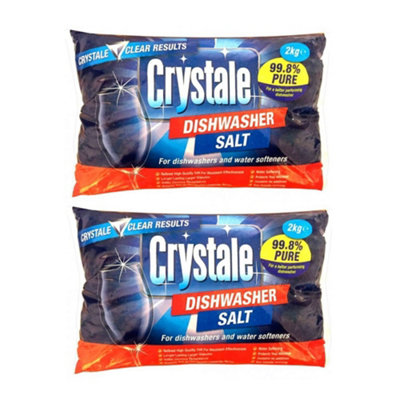 2kg Crystale Dishwasher Salt x 2