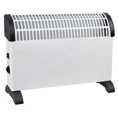 2kW Convector Heater - Freestanding Home or Office Radiator with 3 Heat ...