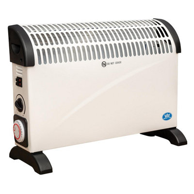 2kW Convector Heater - Freestanding Radiator with 24 Hour Timer, 3 Heat ...