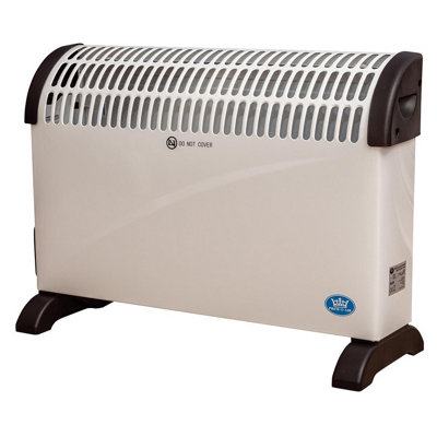 2kW Convector Heater - Freestanding Radiator with 24 Hour Timer, 3 Heat ...