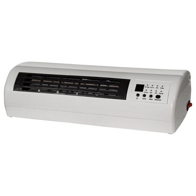 2kW Over Door Heater or Fan with Remote Control, 24Hr 7 Day Timer, Wide ...