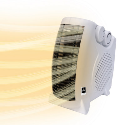 2KW Upright Fan Heater Portable Electric Space Heater 2 Heat Settings ...