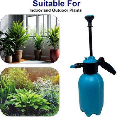 2L Garden Sprayer Hand Pump Sprayer with Adjustable Copper Nozzle
