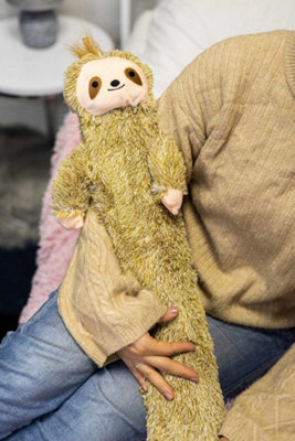 2L Long Hot Water Bottle with Sloth Cover