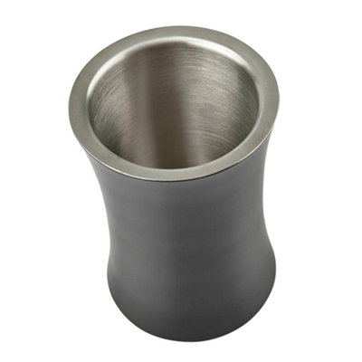 2L Stainless Steel Double Layer Wine Cooler - Matt Black