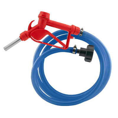 2m AdBlue Dispensing Kit, Red Metal Nozzle 3/4" Barb, 19mm Braided PVC ...