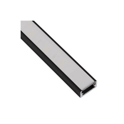 2m Aluminium Profile Surface For LED Lights Strip 5050 3528 Opal Cover ...