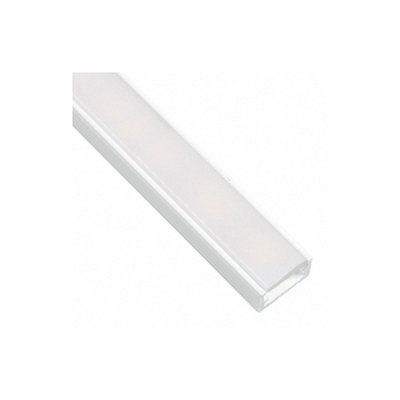 2m Aluminium Profile Surface For LED Lights Strip 5050 3528 Opal Cover ...
