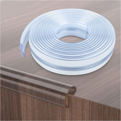 2M Clear Soft Silicone Corner Protector Strip With Strong Adhesive Pre ...