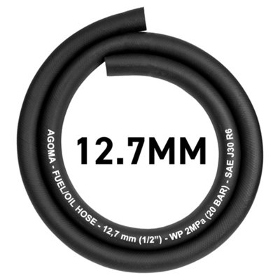 2m length of E10 reinforced rubber fuel pipe/line for diesel,petrol,oil ...