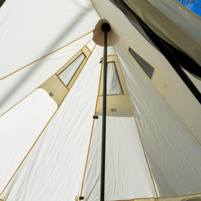 2m Mini Bell Tent Lite, New for 2024, zipped in groundsheet, compact ...
