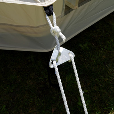 2m Mini Bell Tent Lite, New for 2024, zipped in groundsheet, compact ...