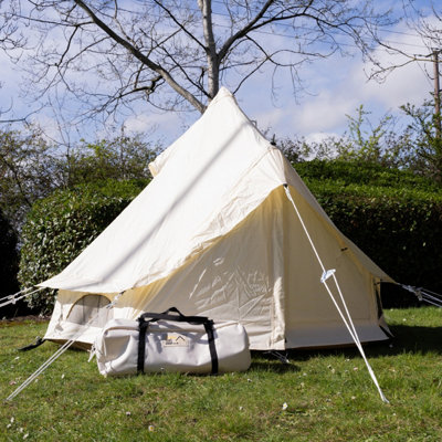 2m Mini Bell Tent Lite, New for 2024, zipped in groundsheet, compact ...
