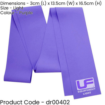 2m Workout Resistance Band - LIGHT TPE - Yoga Pilates Physio Strength ...