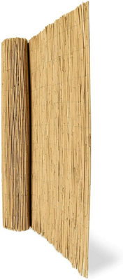 2m x 3m EXTRA THICK Bamboo Screening Roll Natural Fence Peeled Reed ...