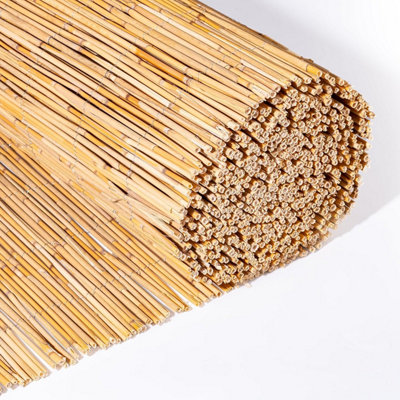 2m x 4m Natural Fence Peeled Reed Fencing Outdoor Garden Privacy