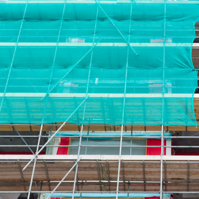 2m x 50m Yuzet Green Debris Scaffold Netting/Windbreak Shade Crop ...