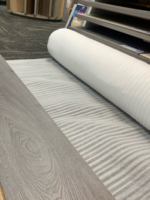 2mm Polyethylene foam Laminate & wood Underlay roll, 15m²