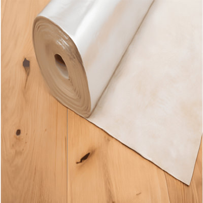 2mm Rubber with Silver Foil Underlay Wood Flooring & Laminate Underlay ...