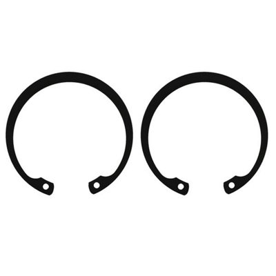 2pc 64mm x 2mm Internal Circlip Clip Trailer Bearing Retainer Retaining ...