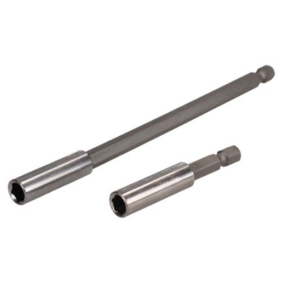 2pc magnetic bit screwdriver hex adaptor power bit extension 60mm 150mm