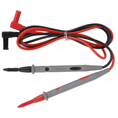 2pcs AC DC 1000V Multimeter Test Leads Probe 20A Heavy Duty Copper Wire ...