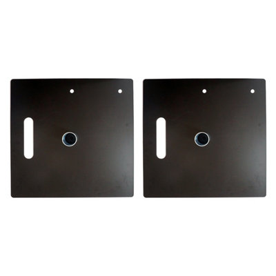 2pcs Base Plate for Pipe and Drapes, 500mm x 500mm x 5mm