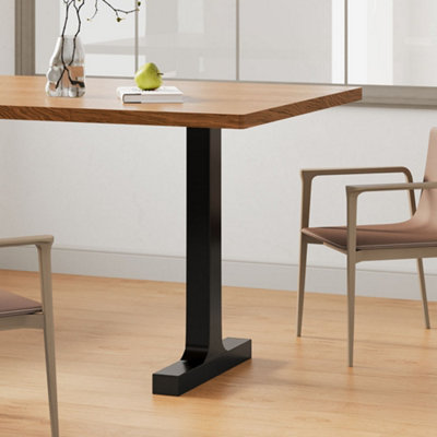 2pcs Black Industrial Metal Table Legs Furniture Legs,H 71CM