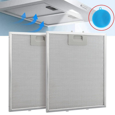 2Pcs Cooker Hood Filters Metal Mesh Extractor Vent Filter 320 x 260 mm ...