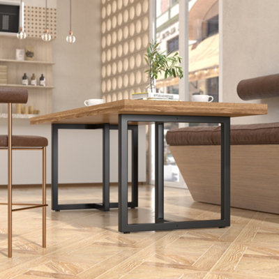 2PCS Durable and Stylish Metal Dining Table Legs Furniture Base Support ...