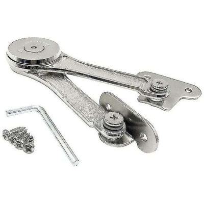 2Pcs Heavy Duty Lid Support Hinges Soft Close Folding Lid Stay Hinge ...