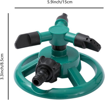 2PCS Lawn Sprinkler Automatic Garden Water Sprinklers Lawn Irrigation ...
