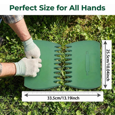 2Pcs Leaf Picker Upper, Leaf Scoops Hand Rakes, Leaf Grabber Claws Leaf ...