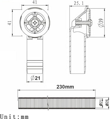 2Pcs Overflow Pipes, Kitchen Sink Waste Kit, Wash Basin Overflow Head ...