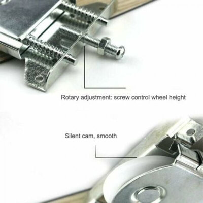 2Pcs Sliding Door Roller, Sliding Furniture Roller Wheels, Runner ...