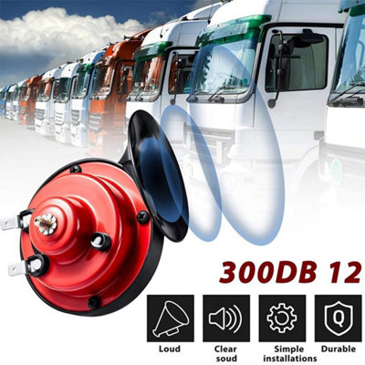 2PCS Super Horn 12V 300DB Super Loud Horn Snail Motorcycle Car Truck ...