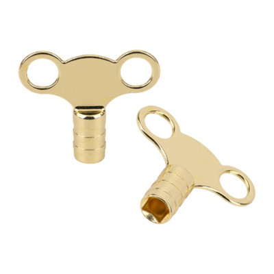 2pcs Universal Radiator Keys, Heavy Duty Valve Clock Key