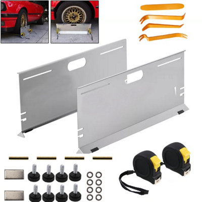2Pcs Wheel Alignment Tool Toe Plates Accurate Measure Tape And ...